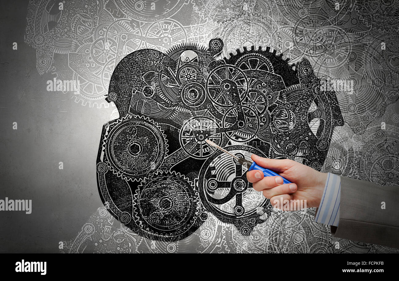 Close up of hand with screw fixing mechanism Stock Photo - Alamy