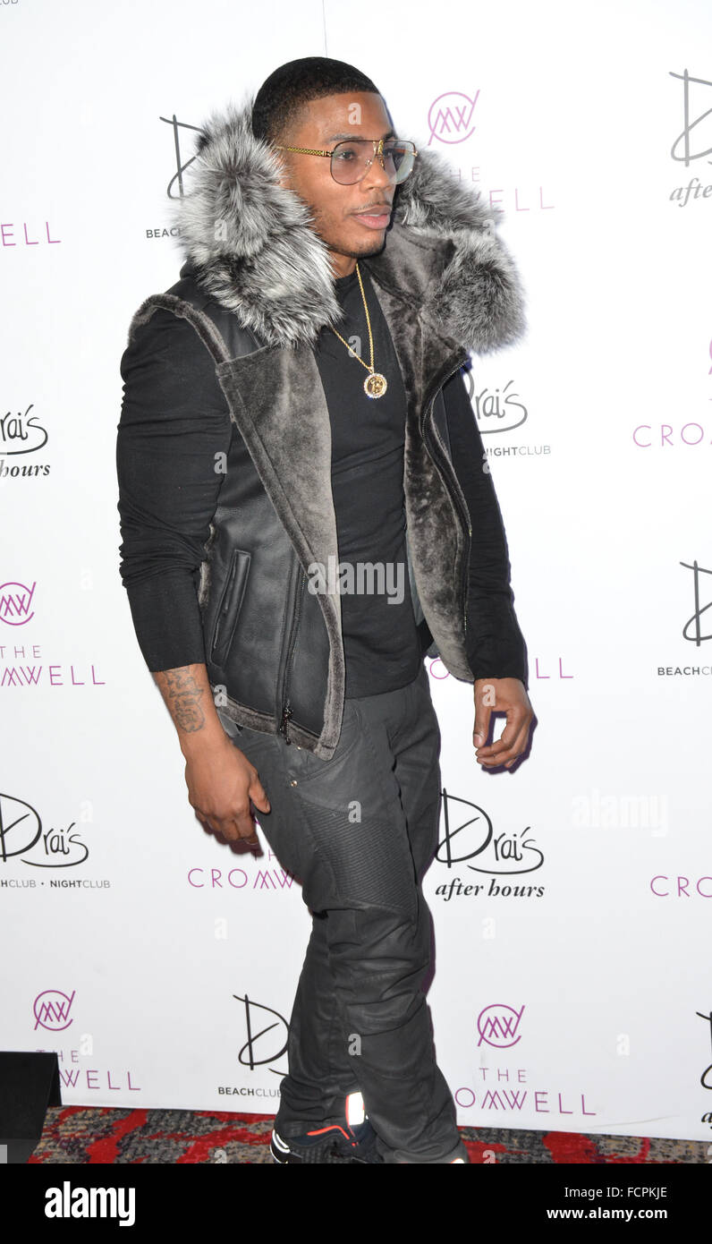 Las Vegas, Nevada, USA. 24th Jan, 2016. Rapper Nelly delivers first ...
