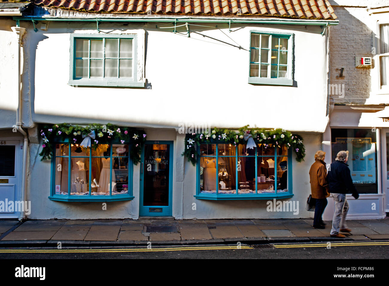 Our Ladys Row, Goodramgate, York Stock Photo - Alamy