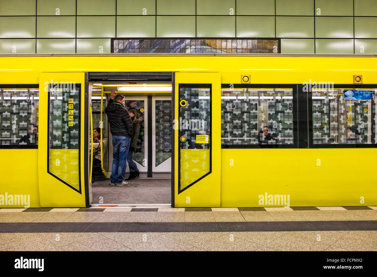 Berlin U-bahn - U5 Magdalenenstrasse underground railway station ...
