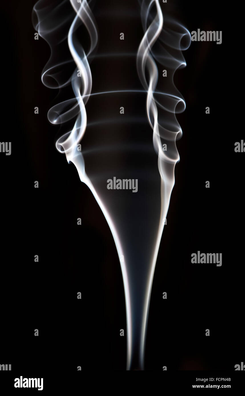 textured of incense smoke on dark background Stock Photo - Alamy