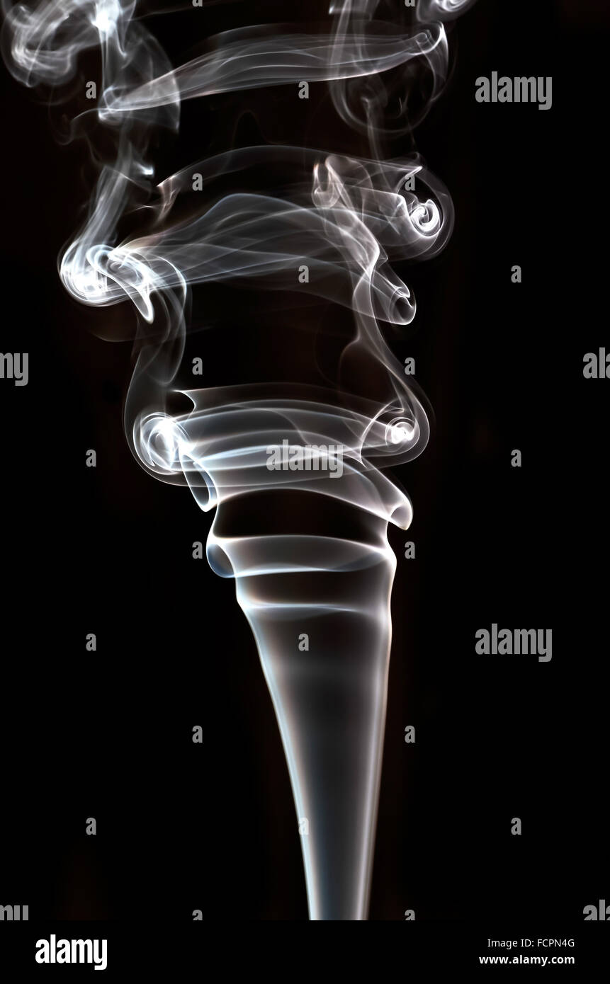 textured of incense smoke on dark background Stock Photo - Alamy