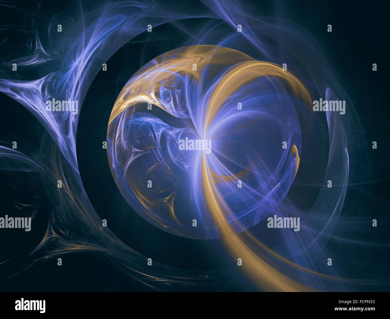 Abstract transparent sphere like background Stock Photo - Alamy