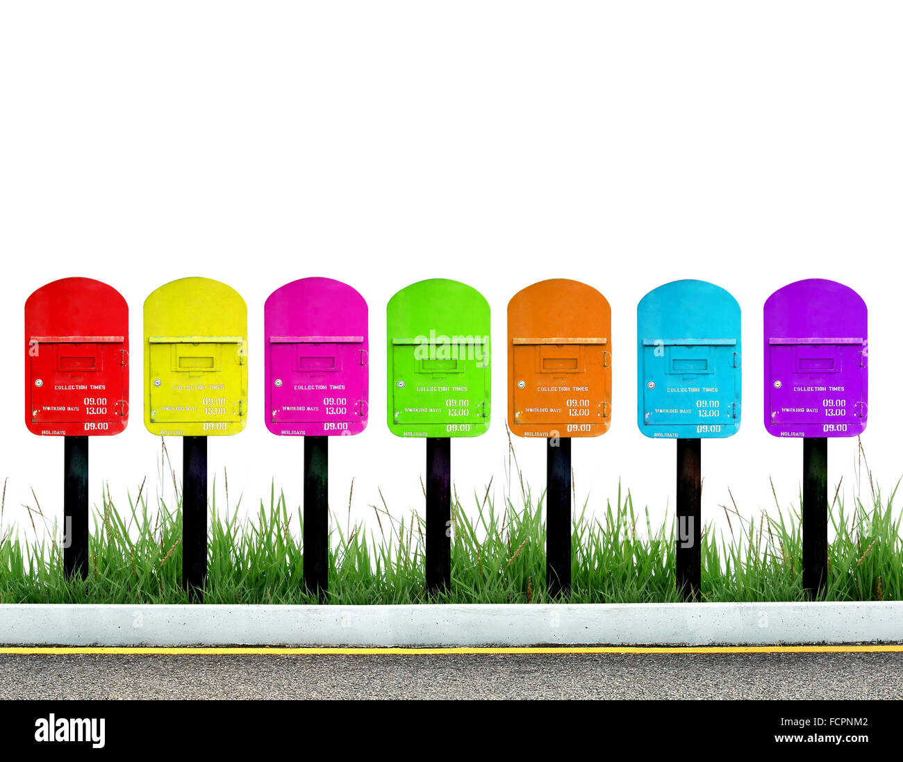 Pink postbox hi-res stock photography and images - Alamy