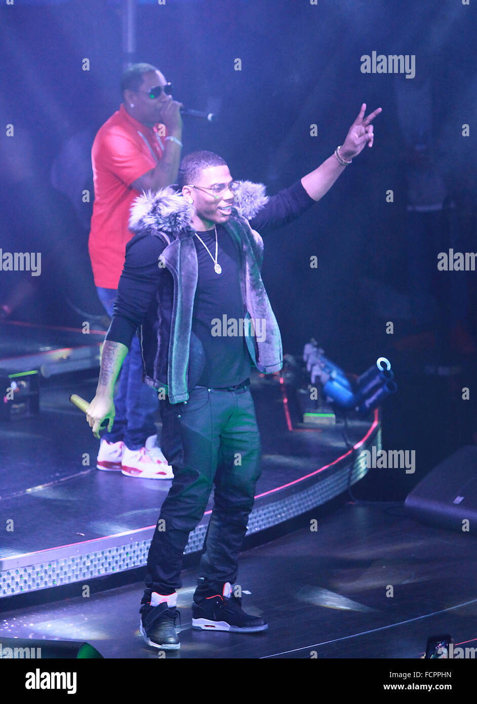 Las Vegas, Nevada, USA. 24th Jan, 2016. Rapper Nelly's delivers first ...