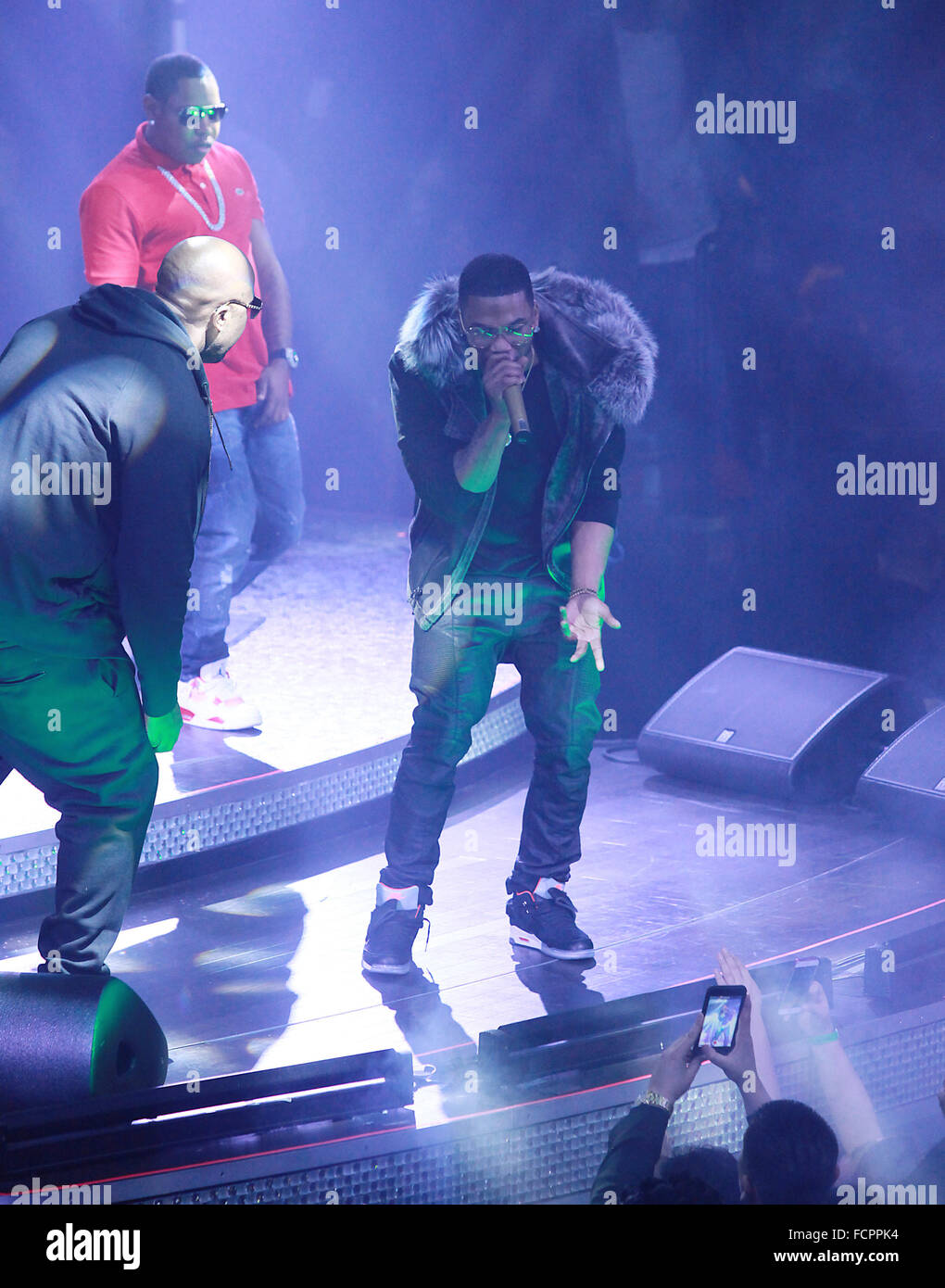 Las Vegas, Nevada, USA. 24th Jan, 2016. Rapper Nelly's delivers first ...