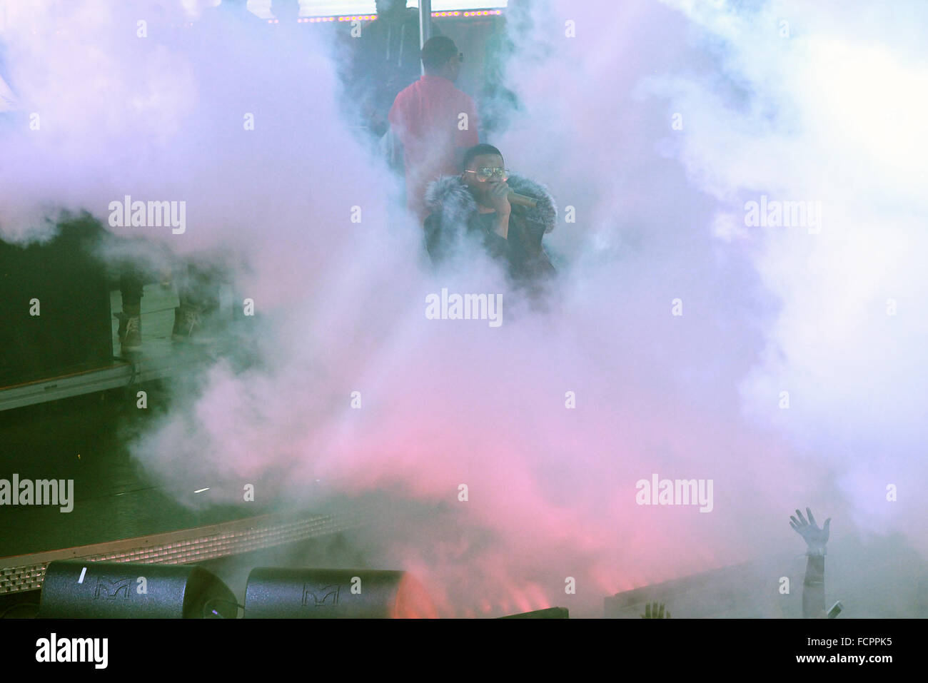 Las Vegas, Nevada, USA. 24th Jan, 2016. Rapper Nelly's delivers first ...