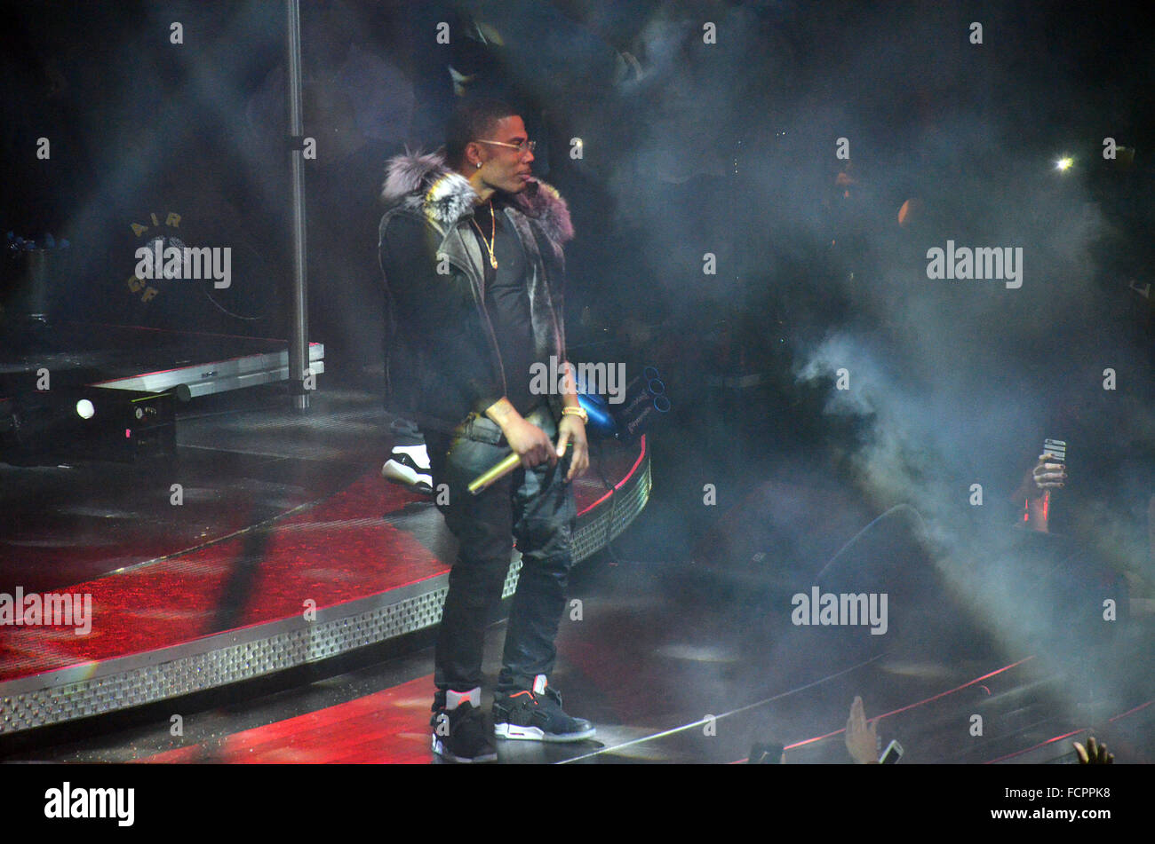 Las Vegas, Nevada, USA. 24th Jan, 2016. Rapper Nelly delivers first ...