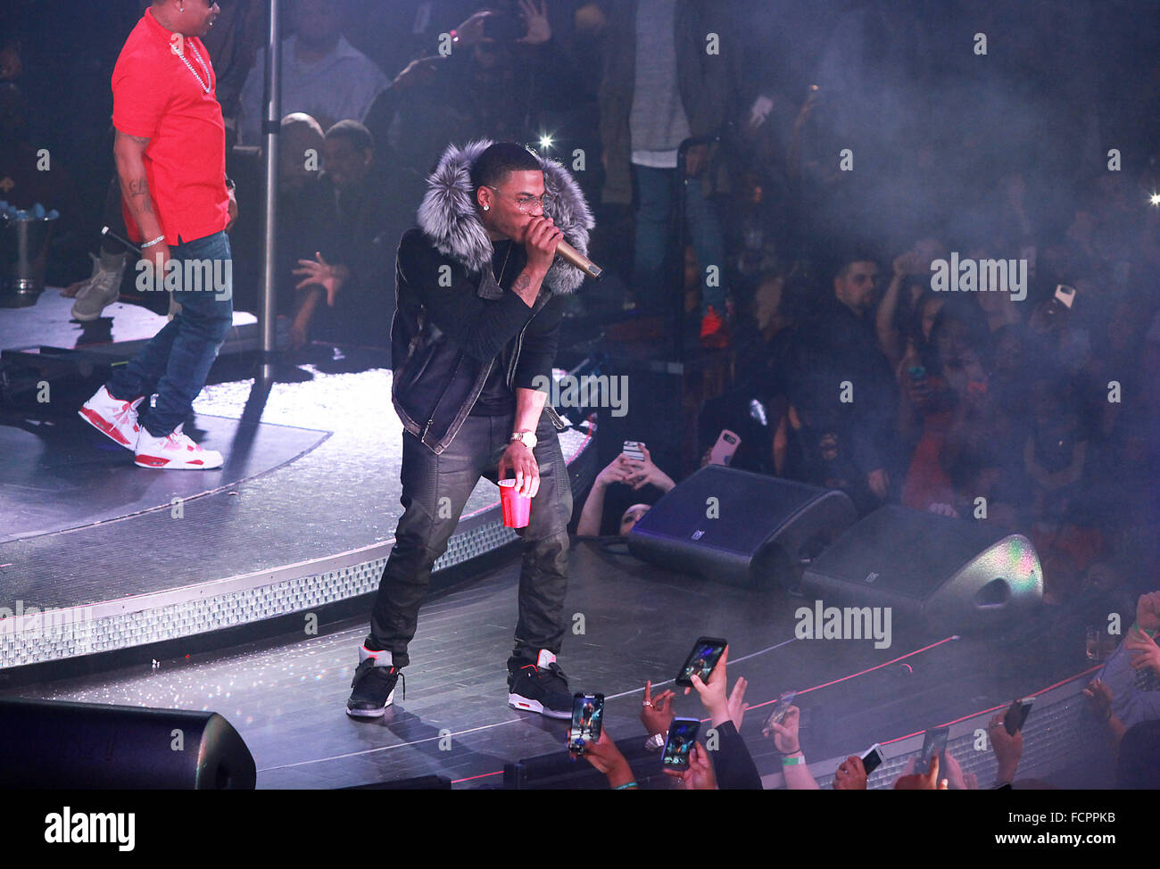 Las Vegas, Nevada, USA. 24th Jan, 2016. Rapper Nelly's delivers first ...