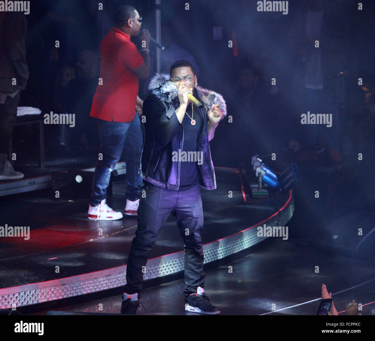 Las Vegas, Nevada, USA. 24th Jan, 2016. Rapper Nelly's delivers first ...
