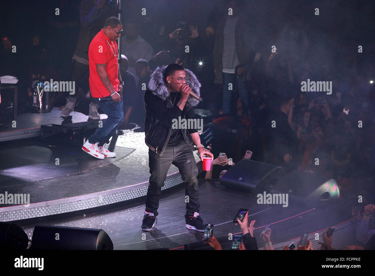 Las Vegas, Nevada, USA. 24th Jan, 2016. Rapper Nelly's delivers first ...