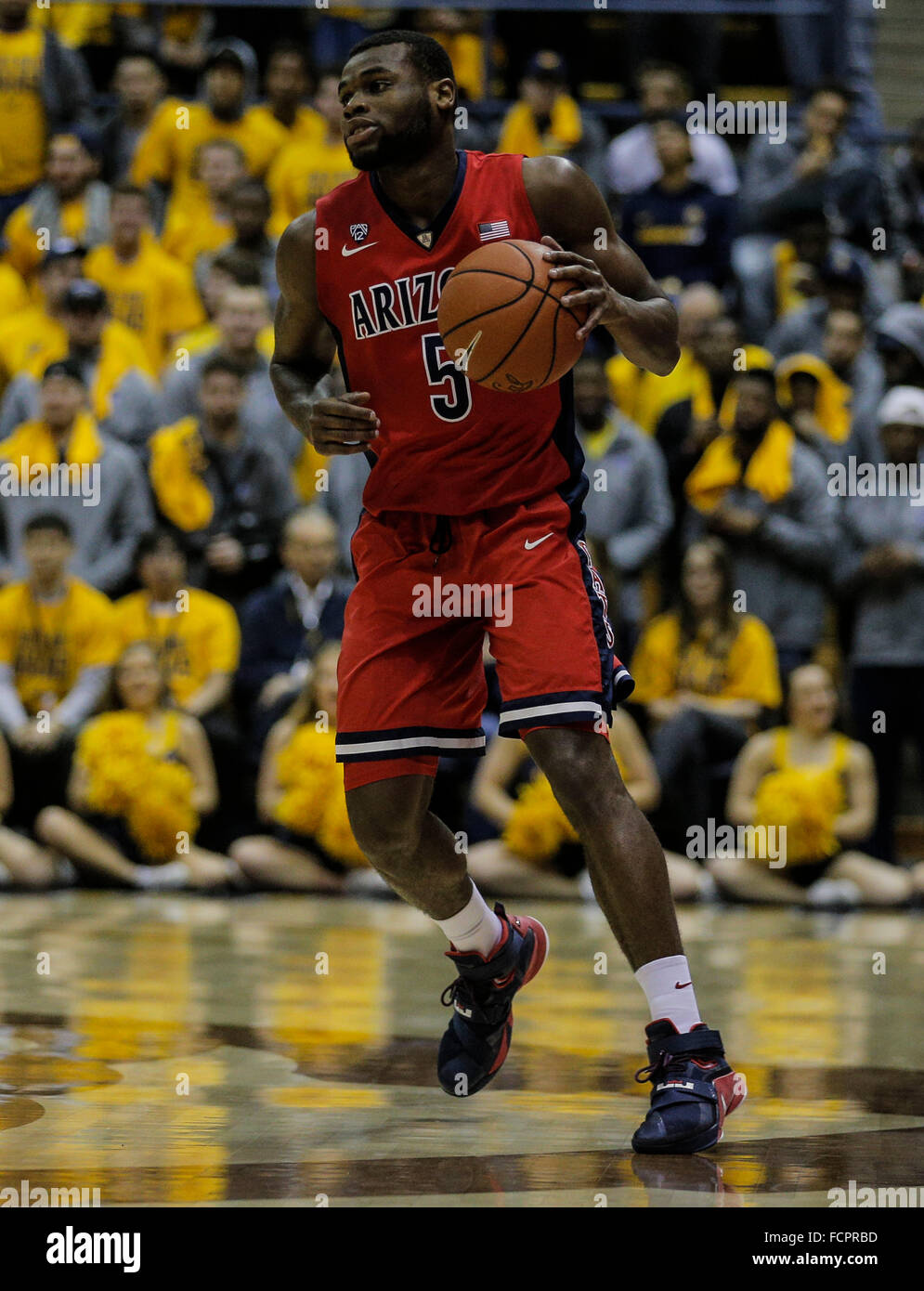 Jan 23 2016 - Berkeley U.S. CA Arizona G # 5 Kadeem Allen scored 13 ...