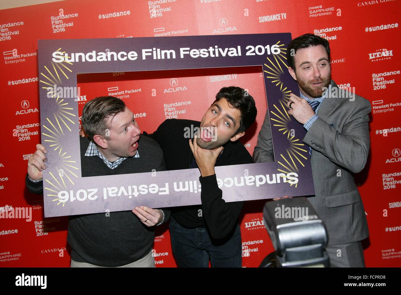 Park City, UT, USA. 23rd Jan, 2016. Matt Smith, Adrian Grenier, David ...