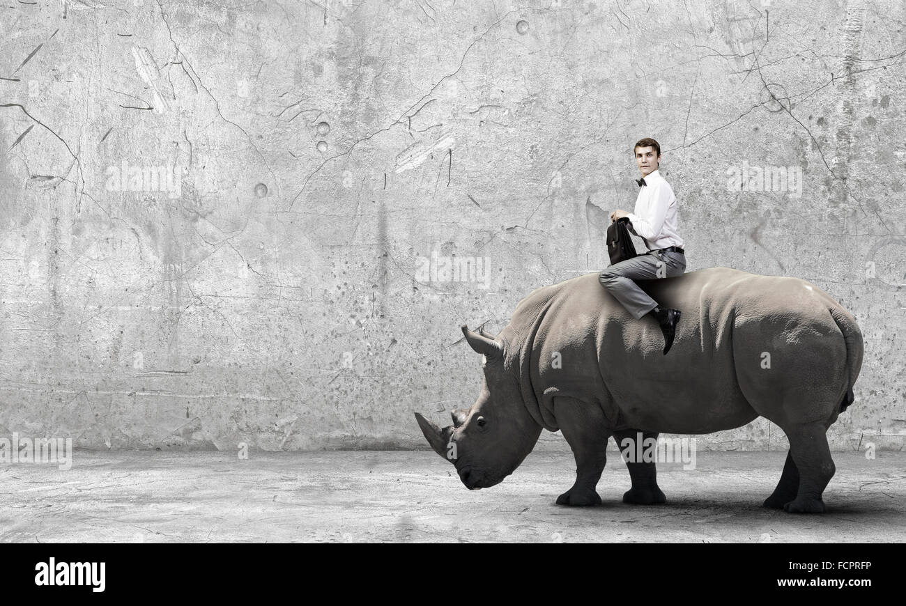 Riding Rhino