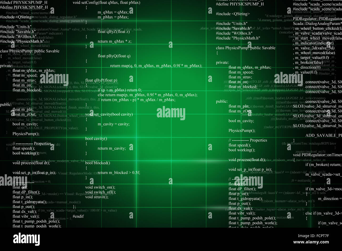 Green binary code on black hi-res stock photography and images - Alamy