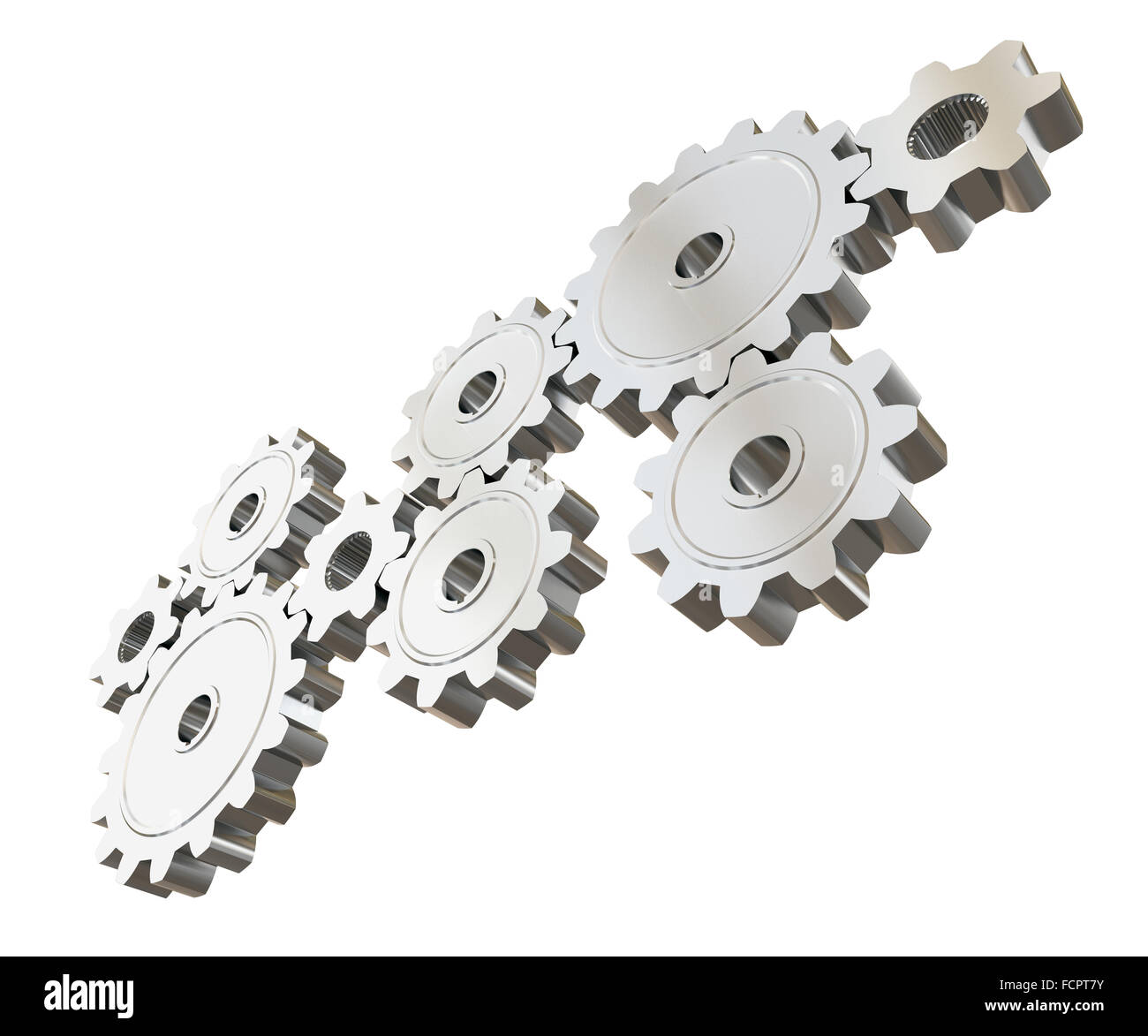 Set of mechanical gears Stock Photo - Alamy