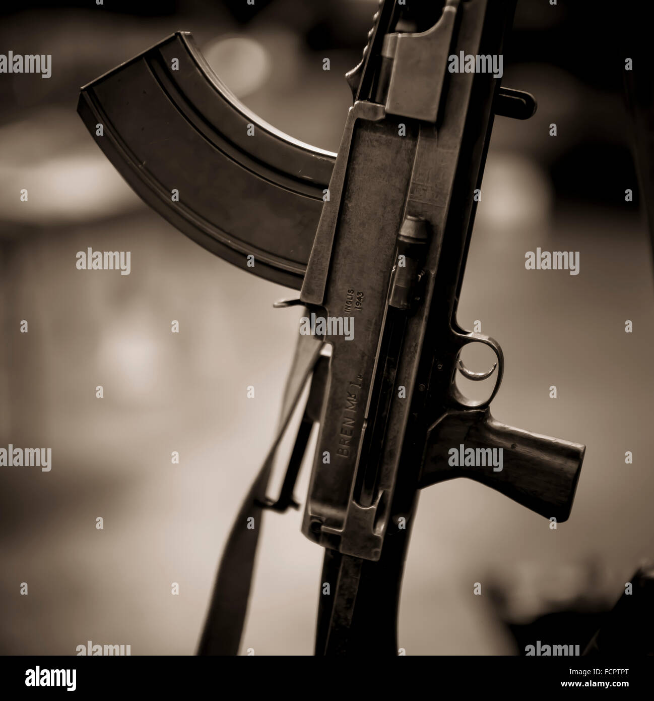 Bren light machine gun hi-res stock photography and images - Alamy