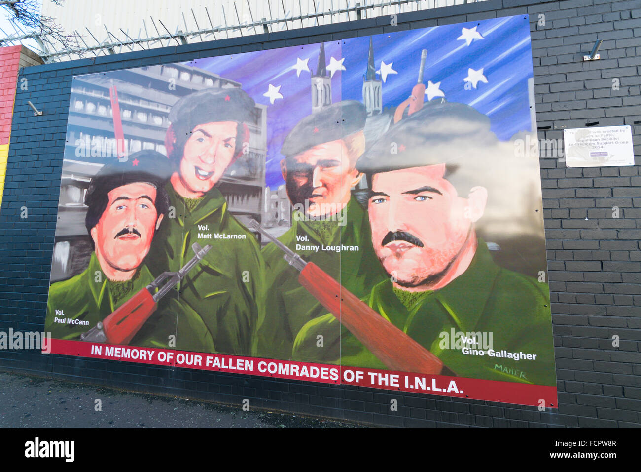 Saoirse mural falls road hi-res stock photography and images - Alamy