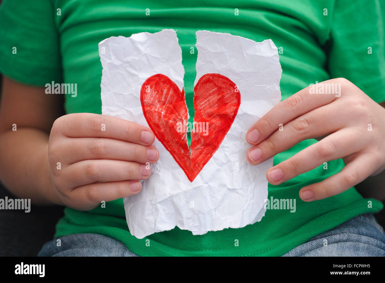 Child Tearing Paper High Resolution Stock Photography and Images - Alamy
