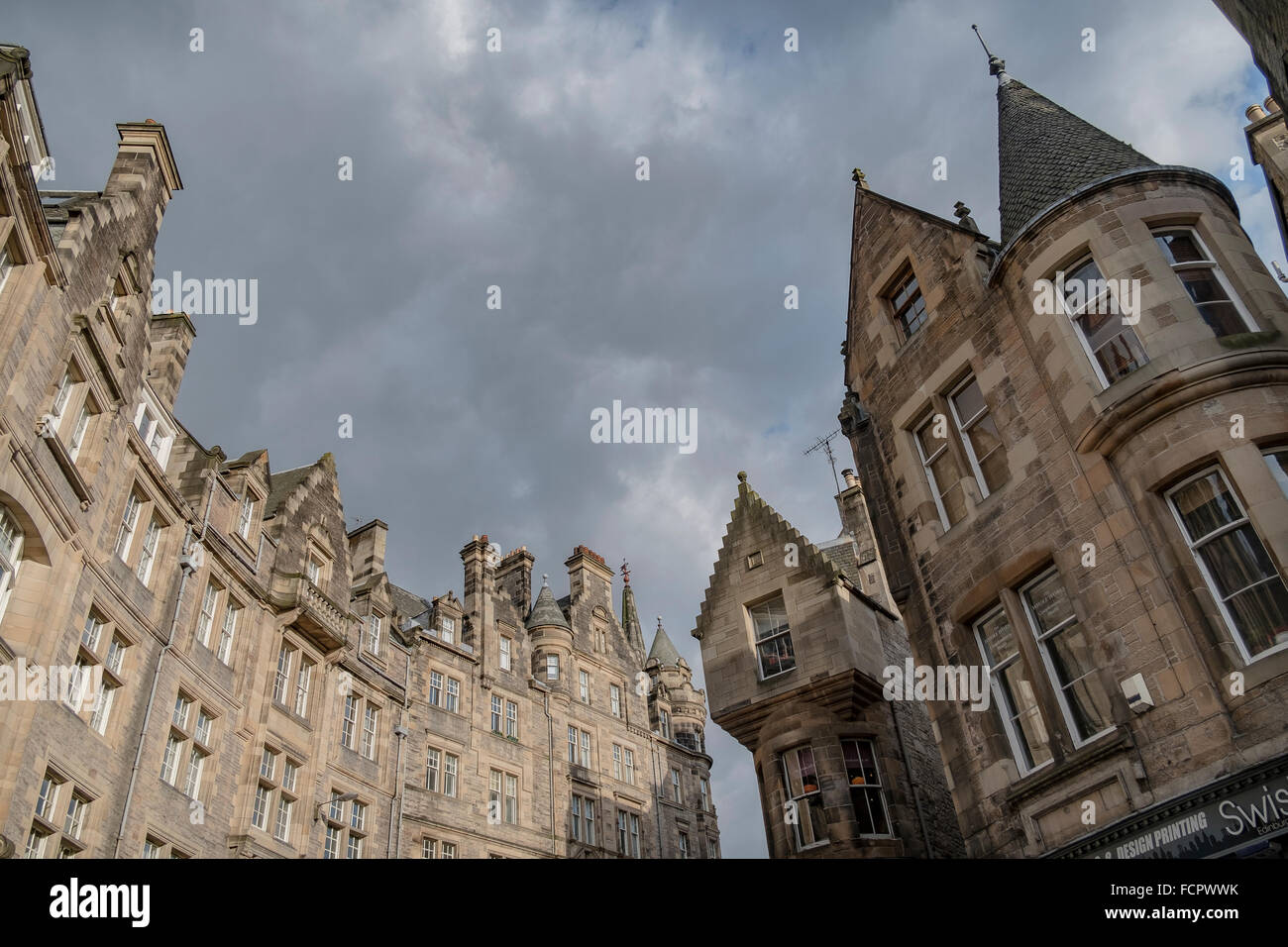 House, facade, tower, residential, Edinburgh, Monument, Firth of Forth ...