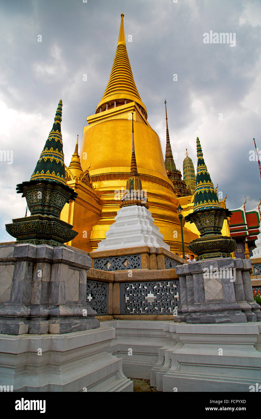 thailand asia in bangkok rain temple abstract cross colors roof wat ...