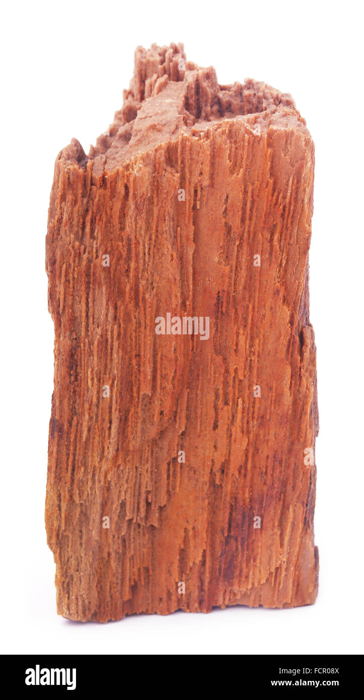 Sedimentary rock over white background Stock Photo - Alamy