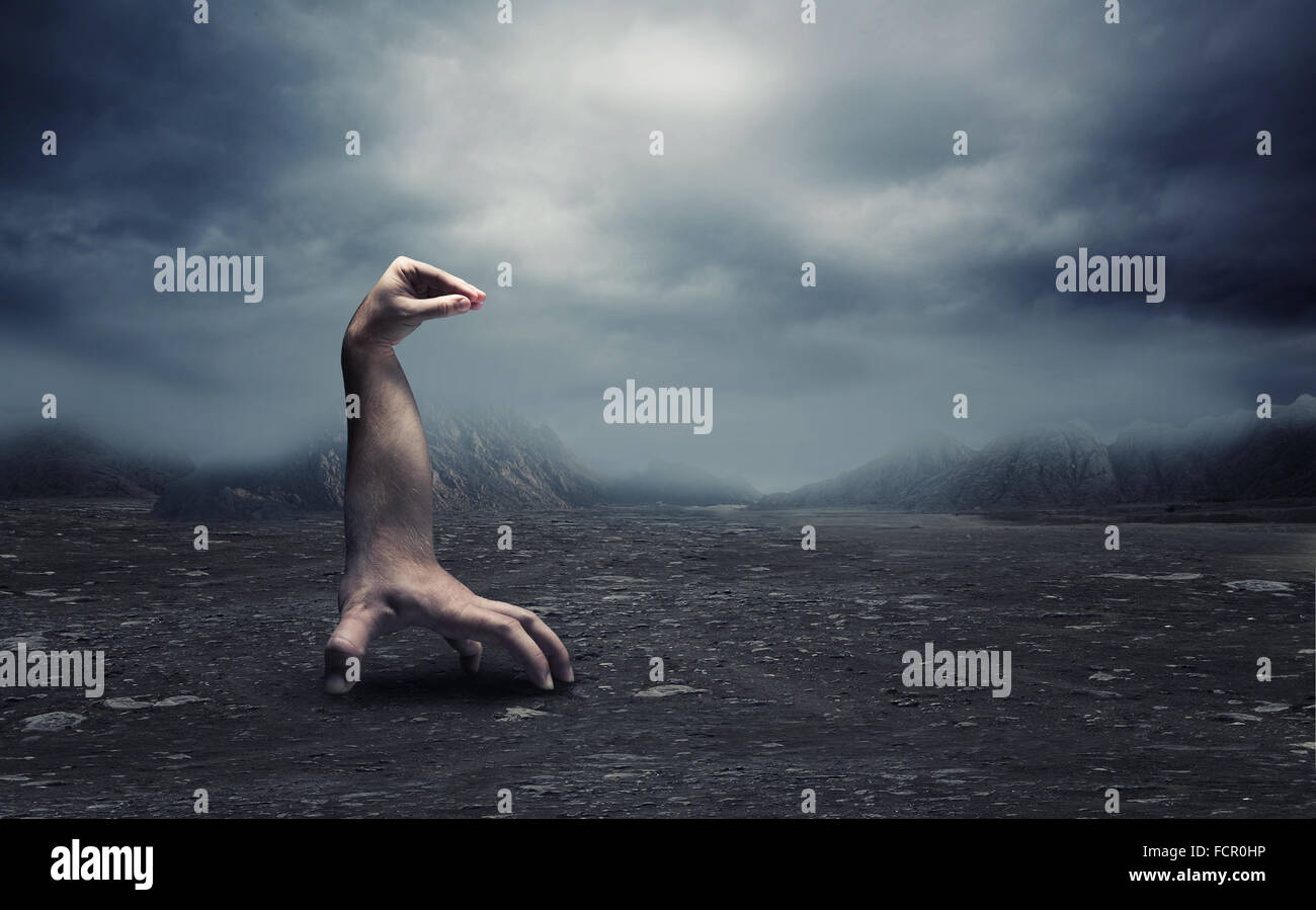 Strange human hand Stock Photo - Alamy