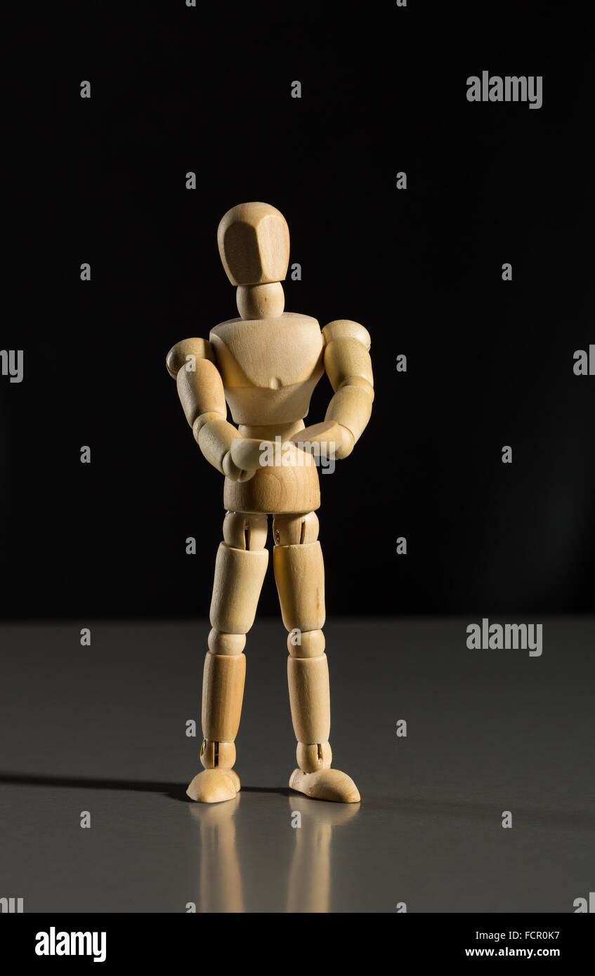 Human wood manikin Stock Photo - Alamy