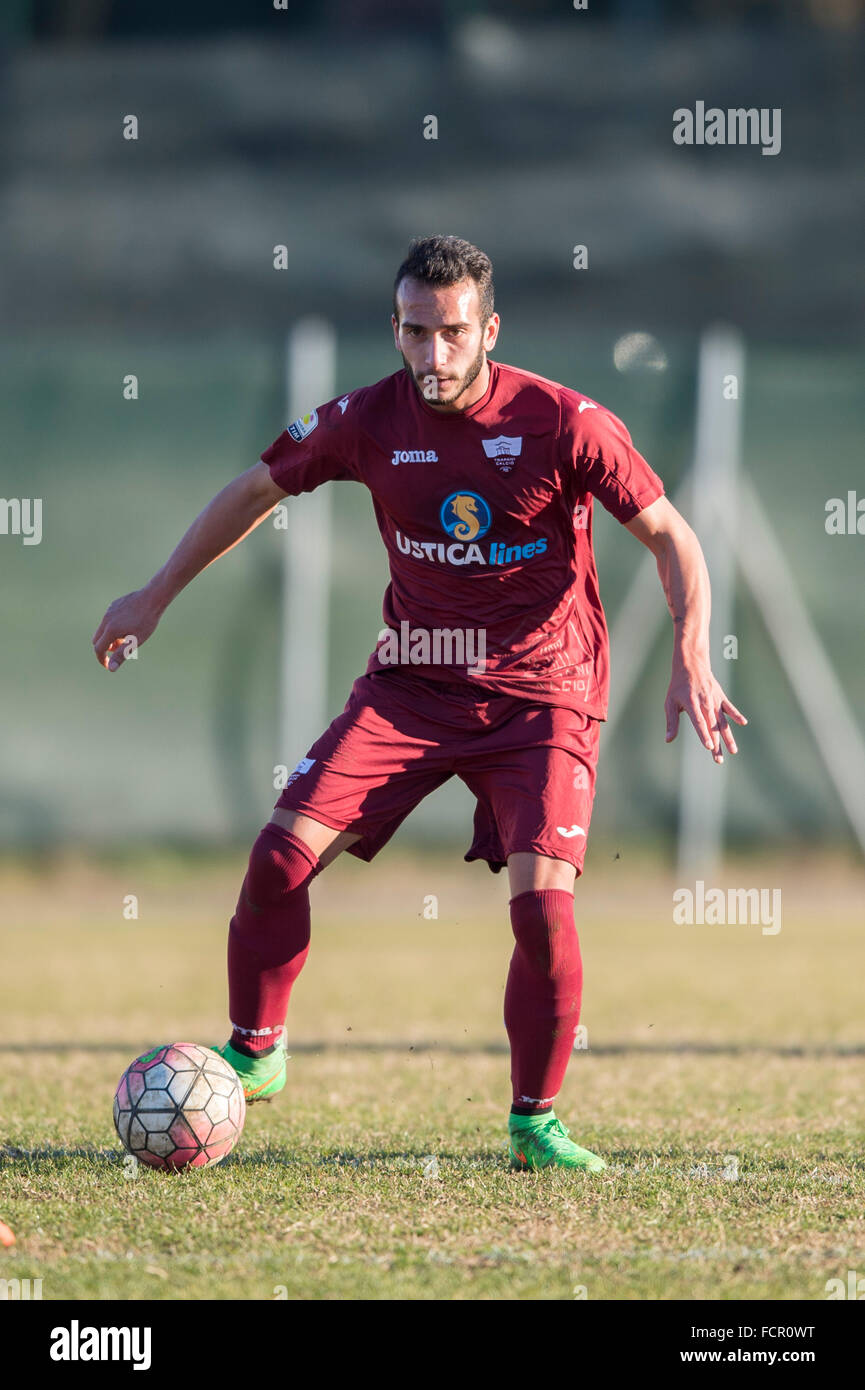 Reggio Emilia, Italy. 16th Jan, 2016. Pietro Marino (Trapani) Football ...