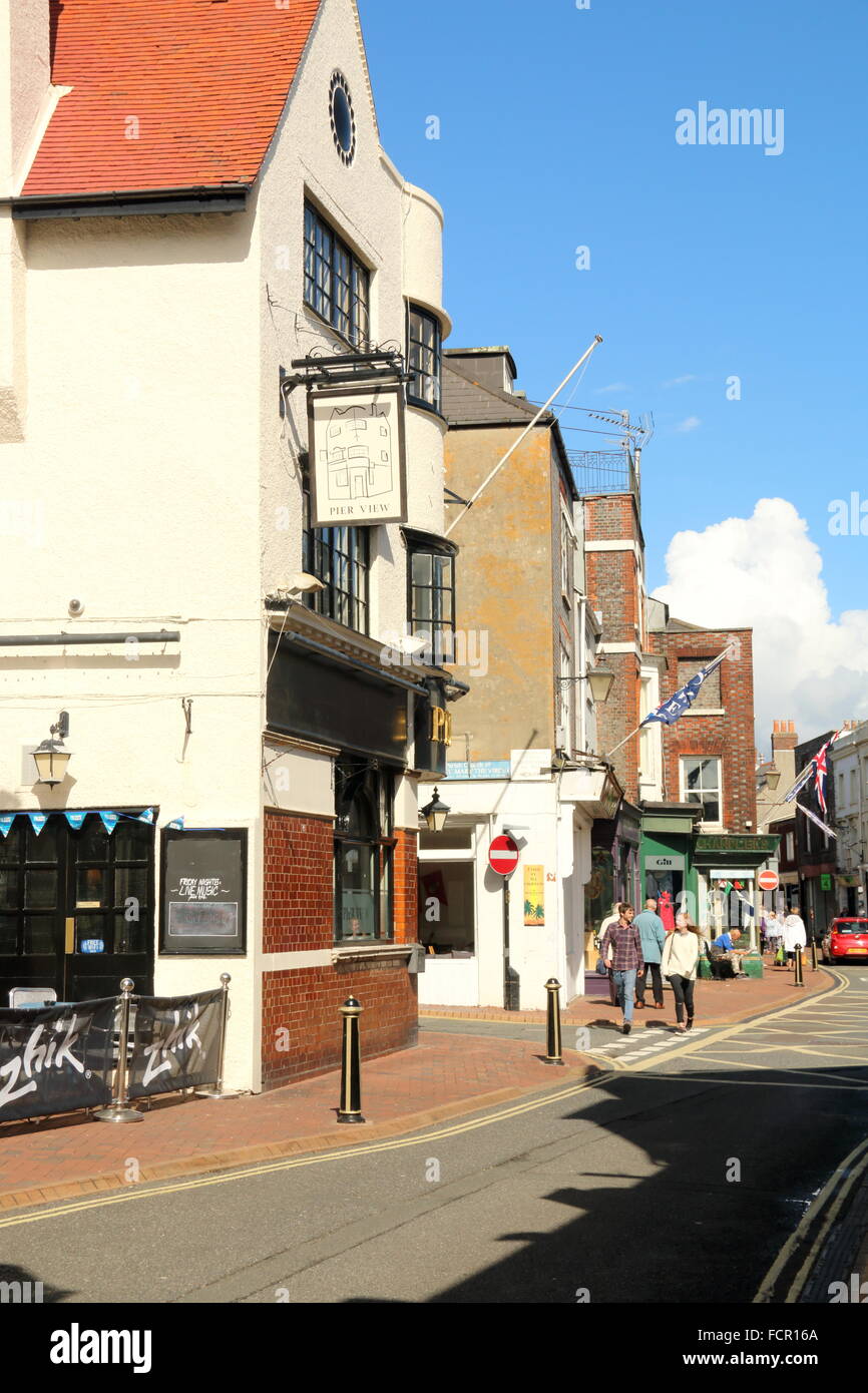 Street with shops,Cowes,Isle of Wight Stock Photo - Alamy