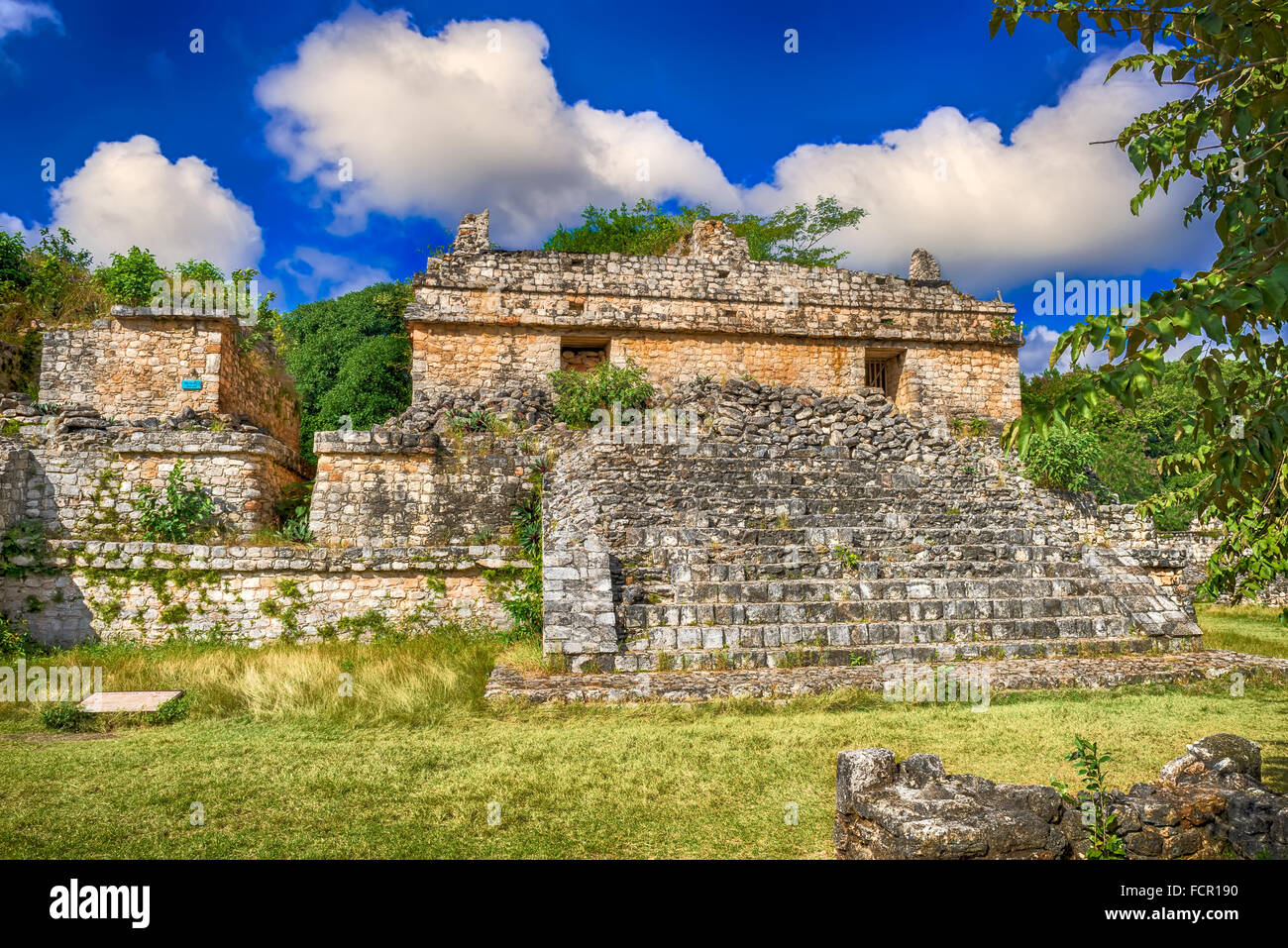 Ek Balam Mayan Archeological Site. Maya Ruins, Yucatan Peninsula ...