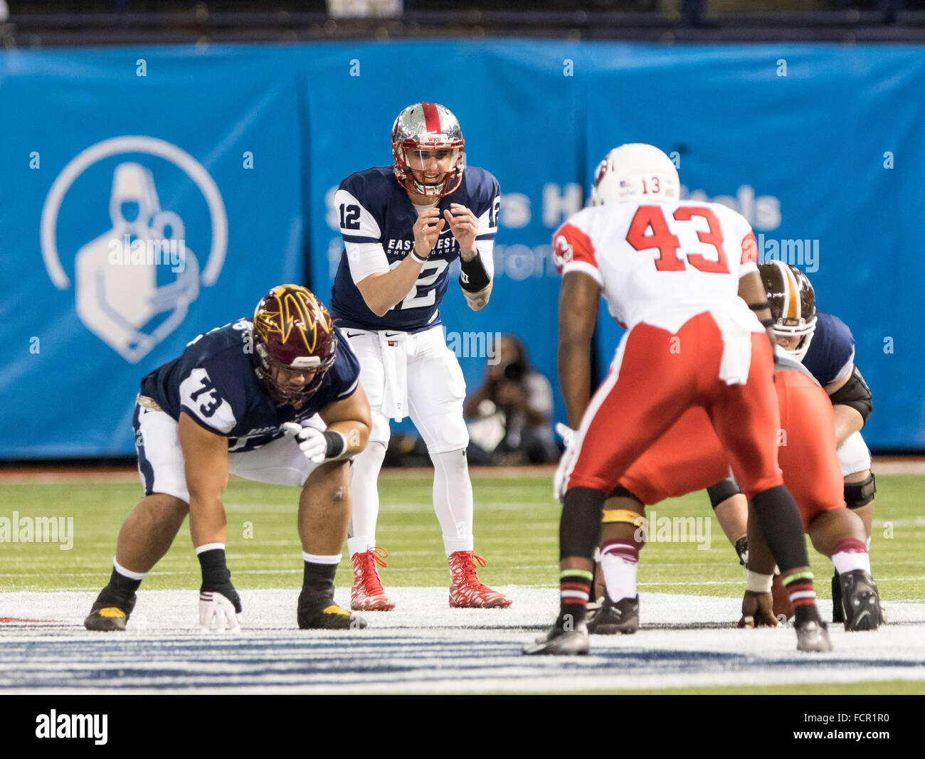 St. 23rd Jan, 2016. West quarterback Brandon Doughty, of Western ...