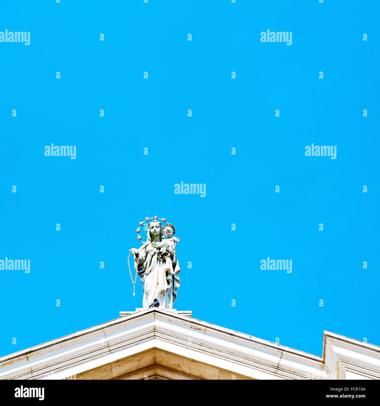 marble in old historical construction italy europe milan and statue ...