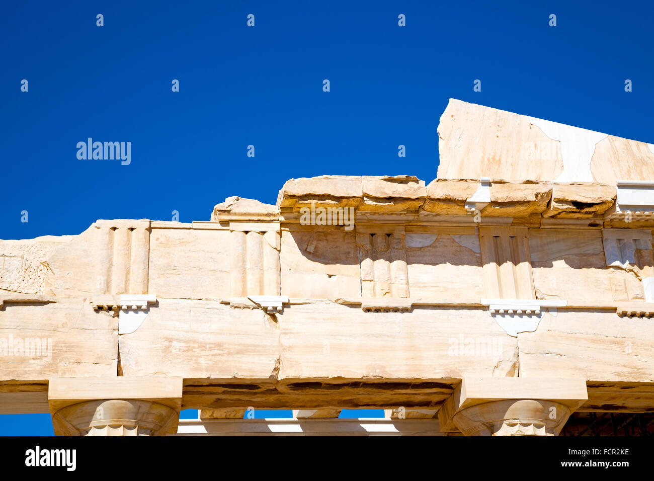 in greece the old architecture and historical place parthenon athens ...