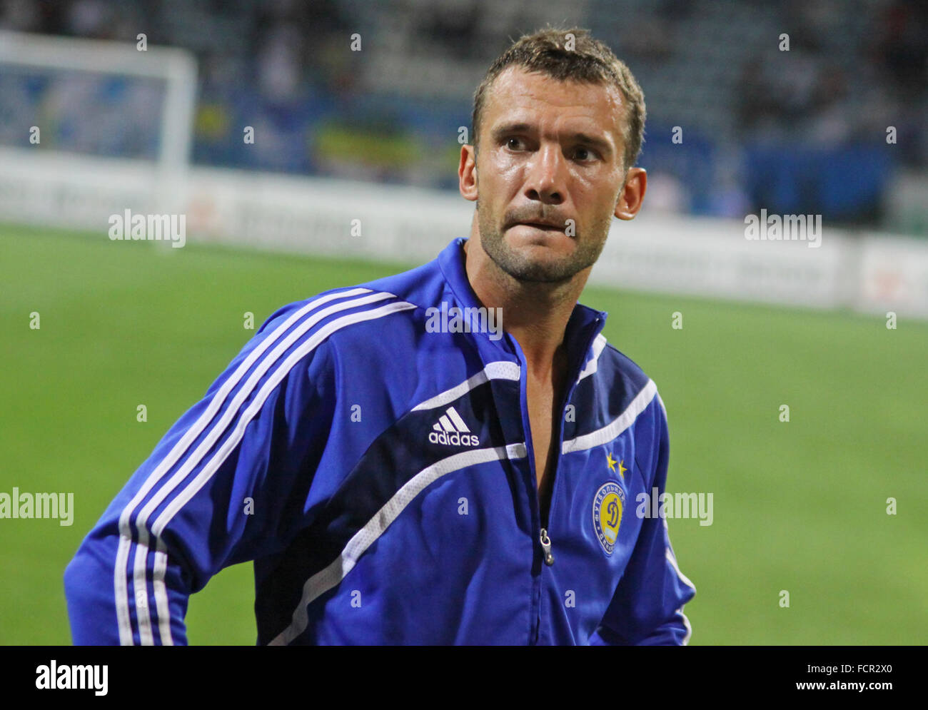 Andriy Shevchenko of Dynamo Kyiv looks on after UEFA Champions League ...