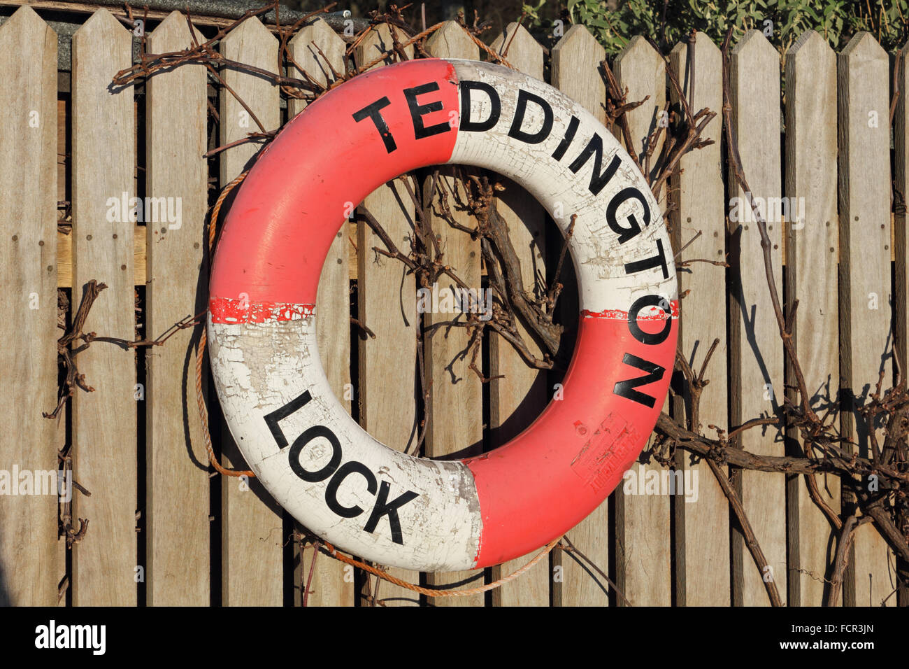 Life Ring And The River Thames High Resolution Stock Photography and ...
