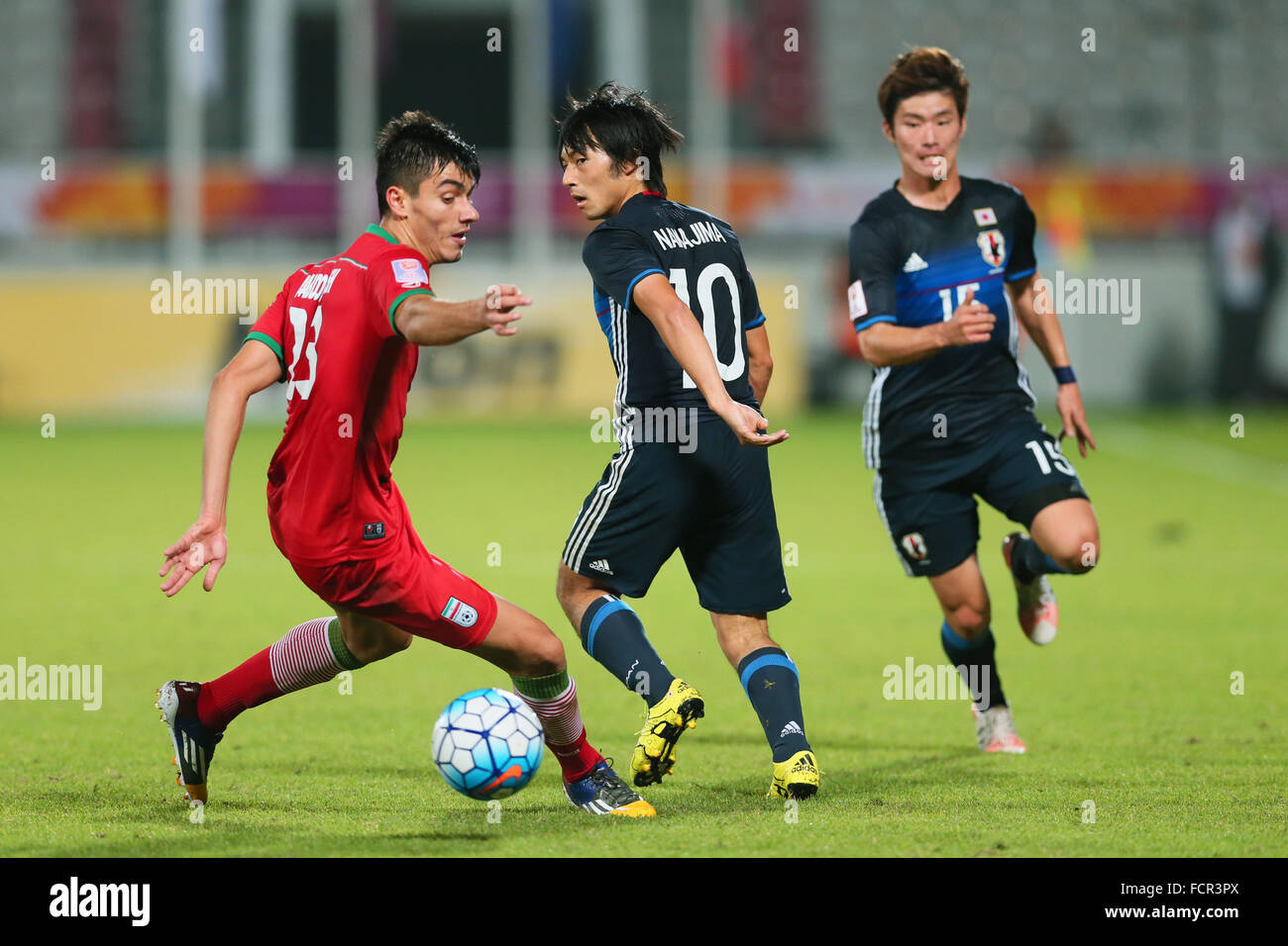 Doha, Qatar. 22nd Jan, 2016. (L-R) Shoya Nakajima, Masashi Kamekawa (JPN) Football/Soccer : AFC ...