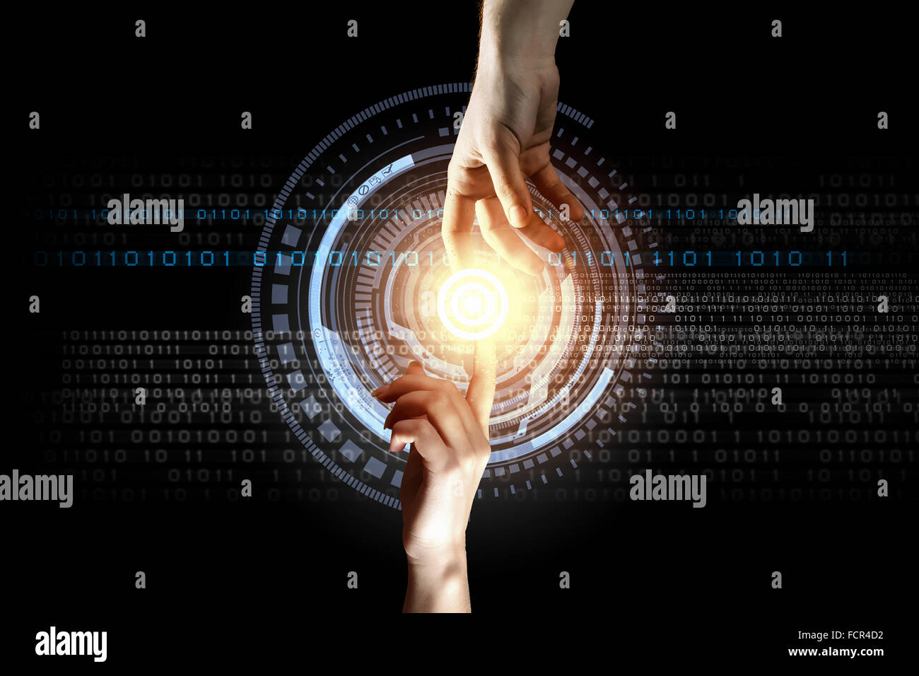 Close up of human hands reaching each other with fingers Stock Photo ...