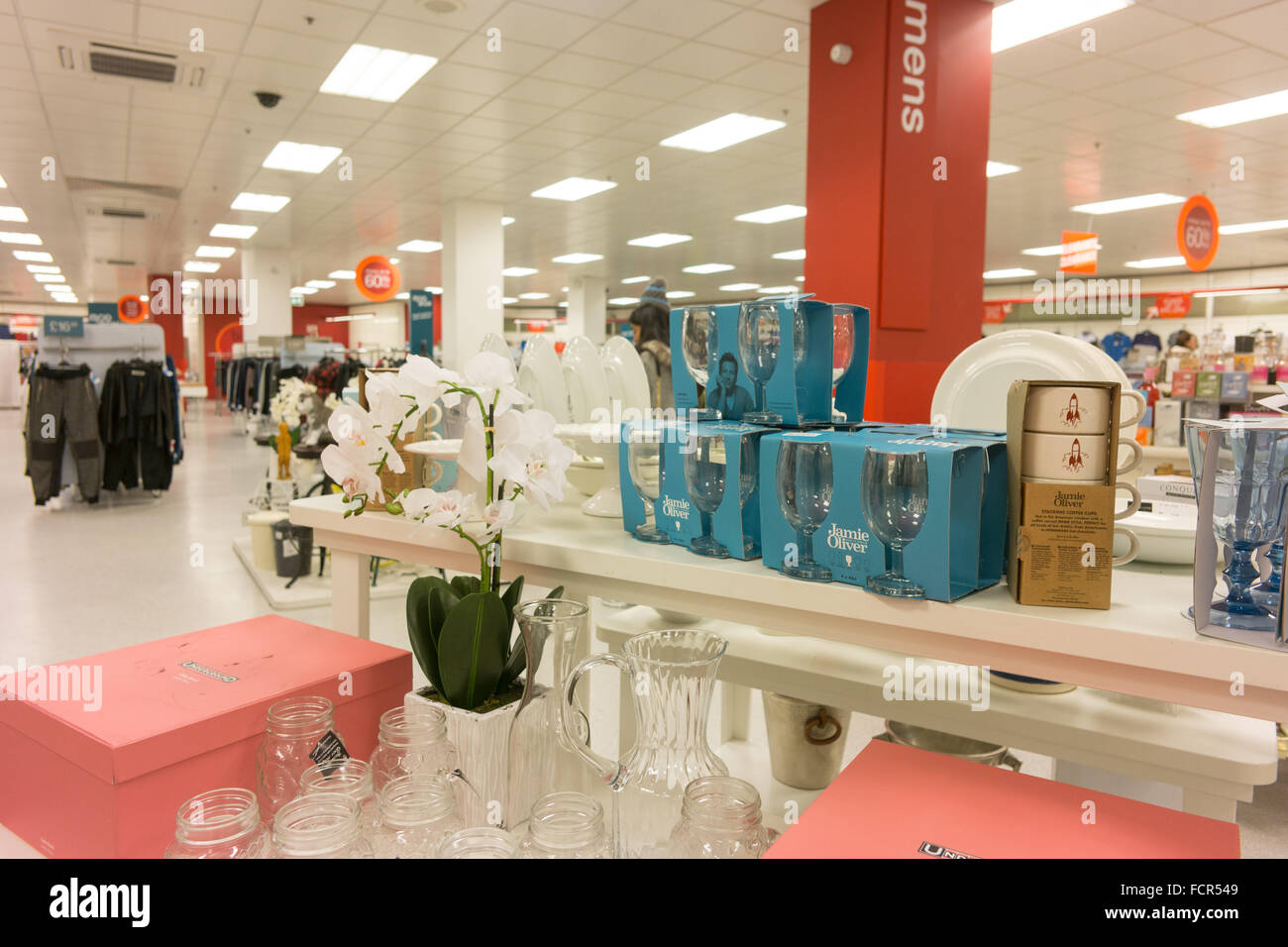 Inside T.K Max store in Blackpool Stock Photo - Alamy