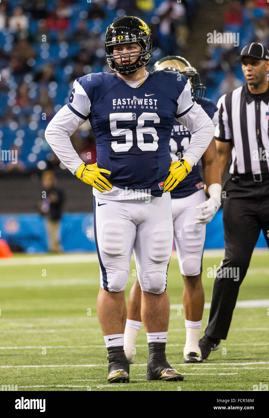 St. 23rd Jan, 2016. West defensive tackle Alex Balducci, of Oregon, (56 ...