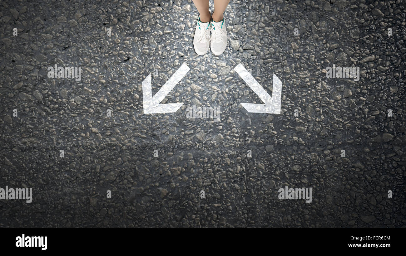 Top view of female legs in white sport shoes Stock Photo - Alamy