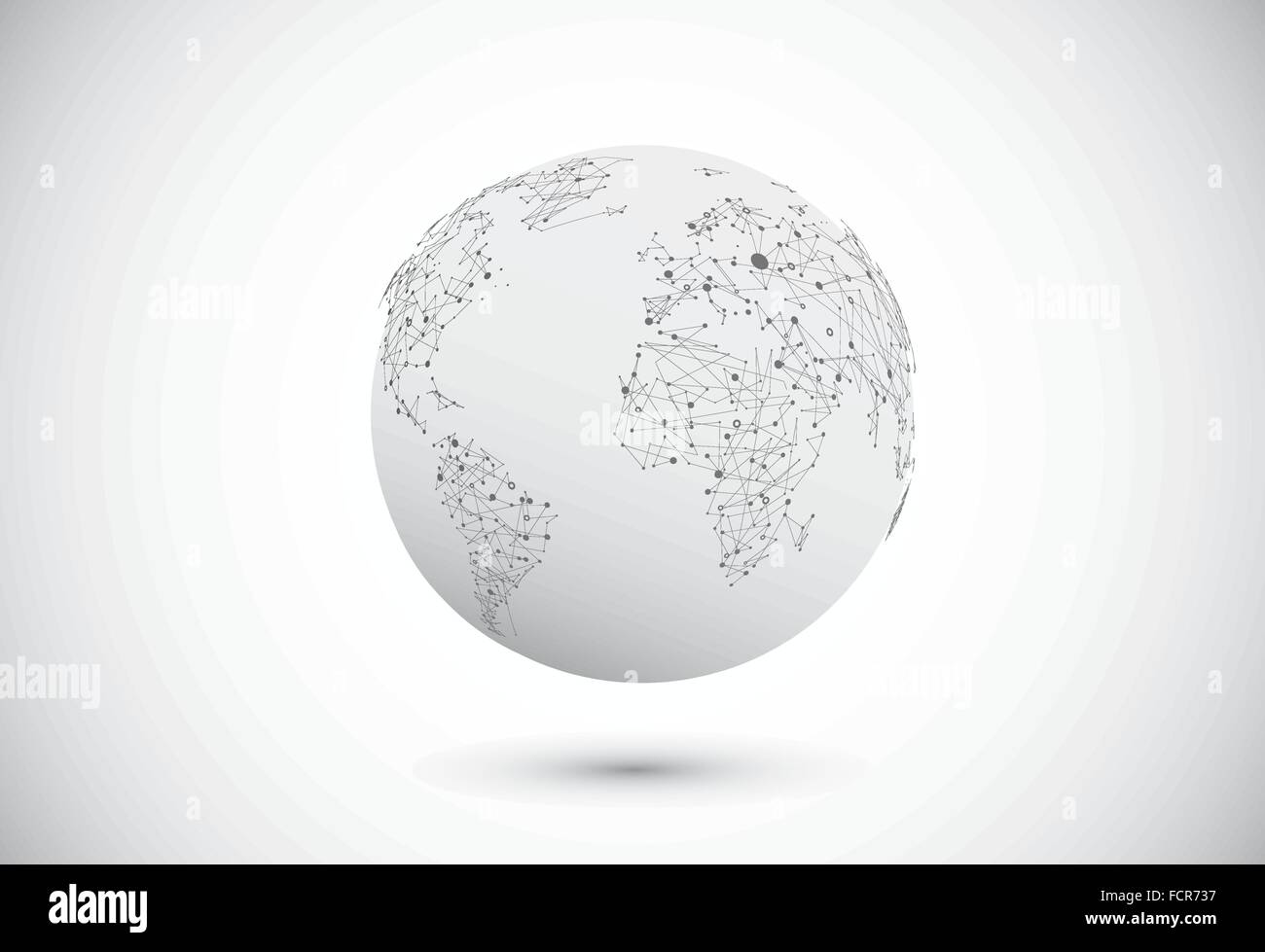 Modern globe connections network design Stock Vector Image & Art - Alamy