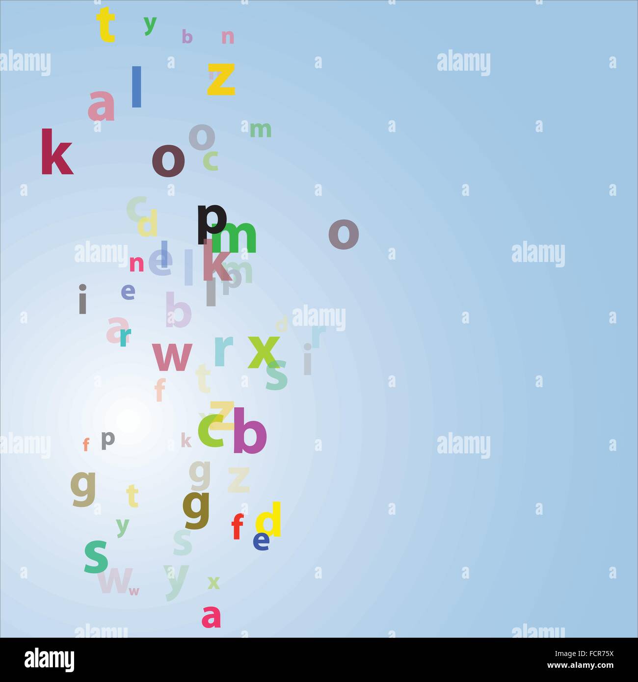 Alphabet abstract background Stock Vector Image & Art - Alamy