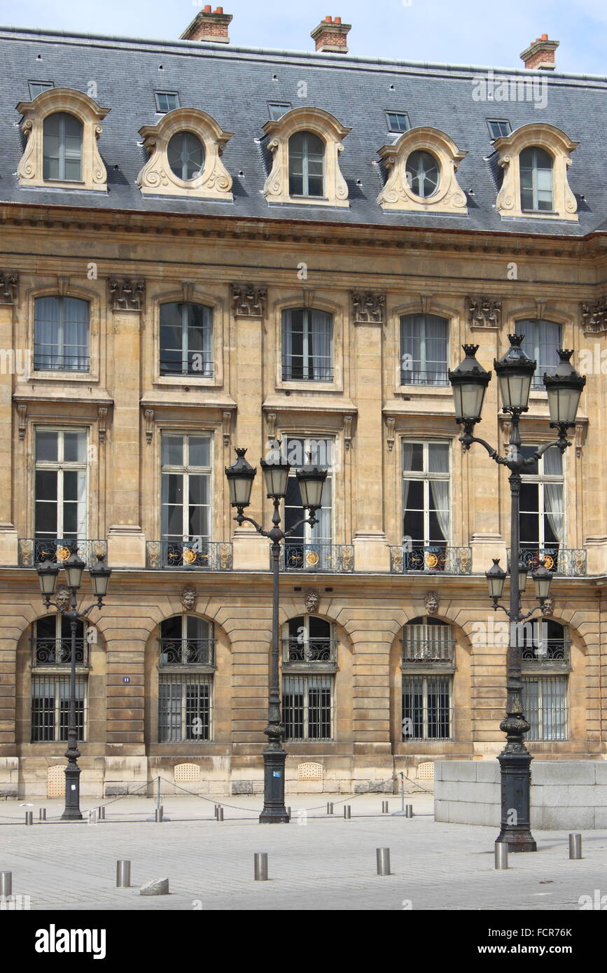 Renaissance building with street lamps in Paris, France Stock Photo - Alamy