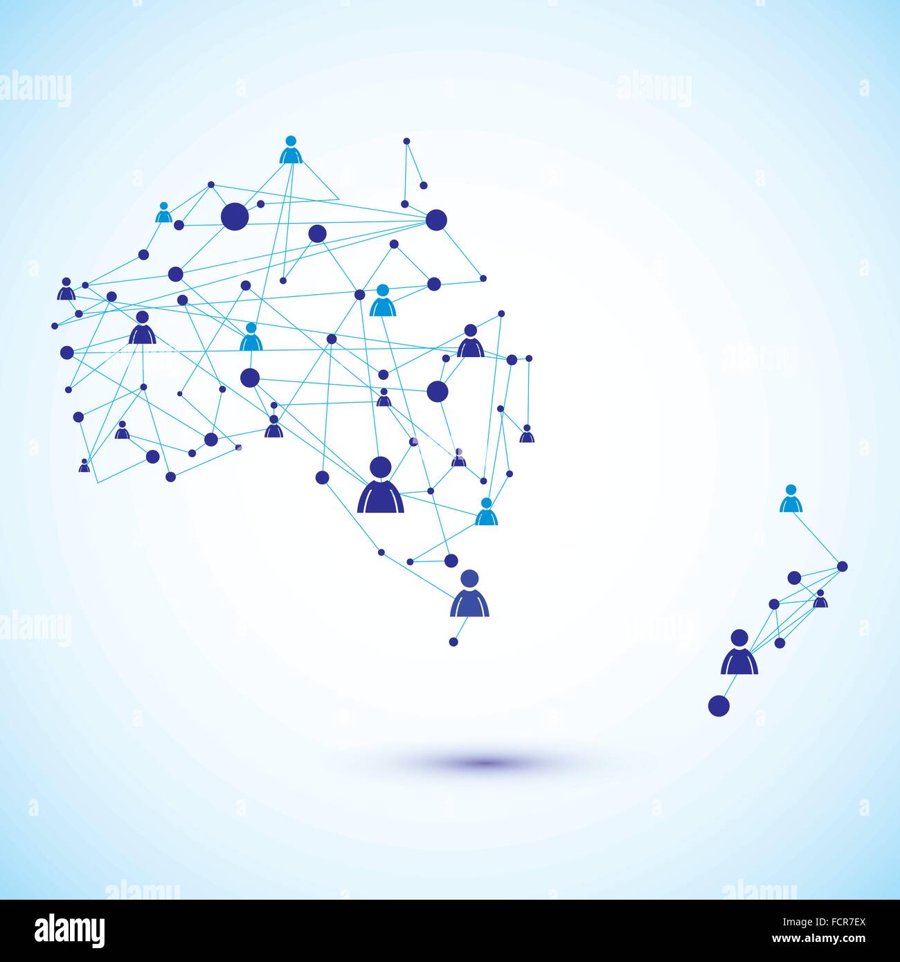 Australia and new zealand map hi-res stock photography and images - Alamy