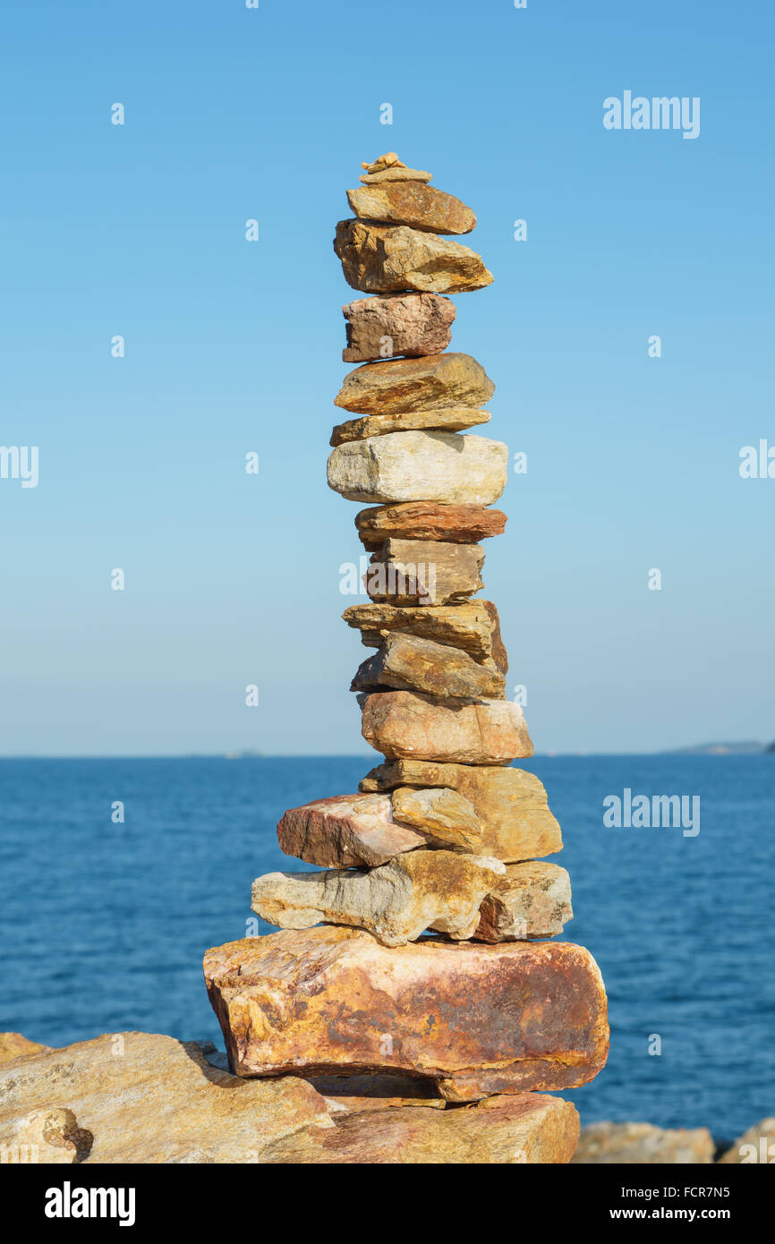 Sea stones in stack hi-res stock photography and images - Alamy