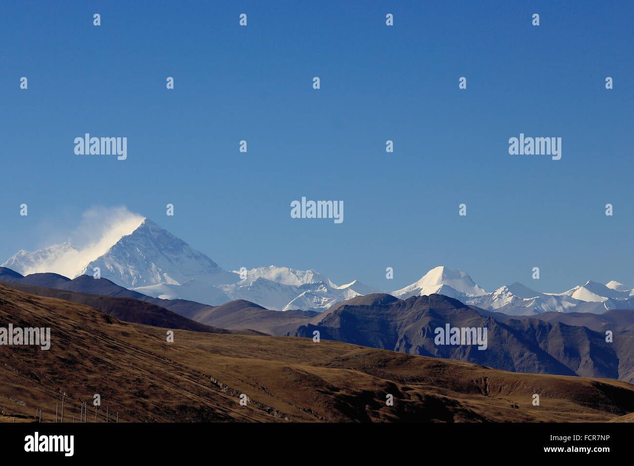 L.to R. Lhotse 8516ms. Chomolungma-Holy Mother-Everest 8844 ms. Nuptse ...