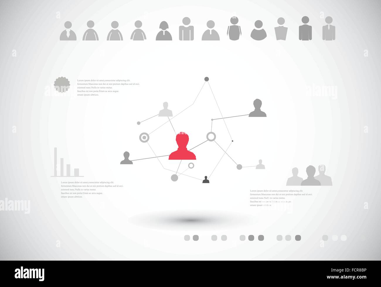 Colour connection group teamwork Stock Vector Images - Alamy