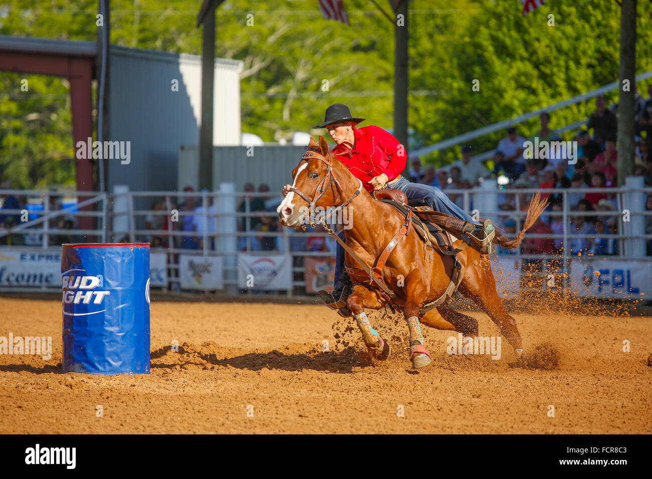 Womans barrel event at Arcadia All-Florida Championship P.R.C.A. Rodeo ...