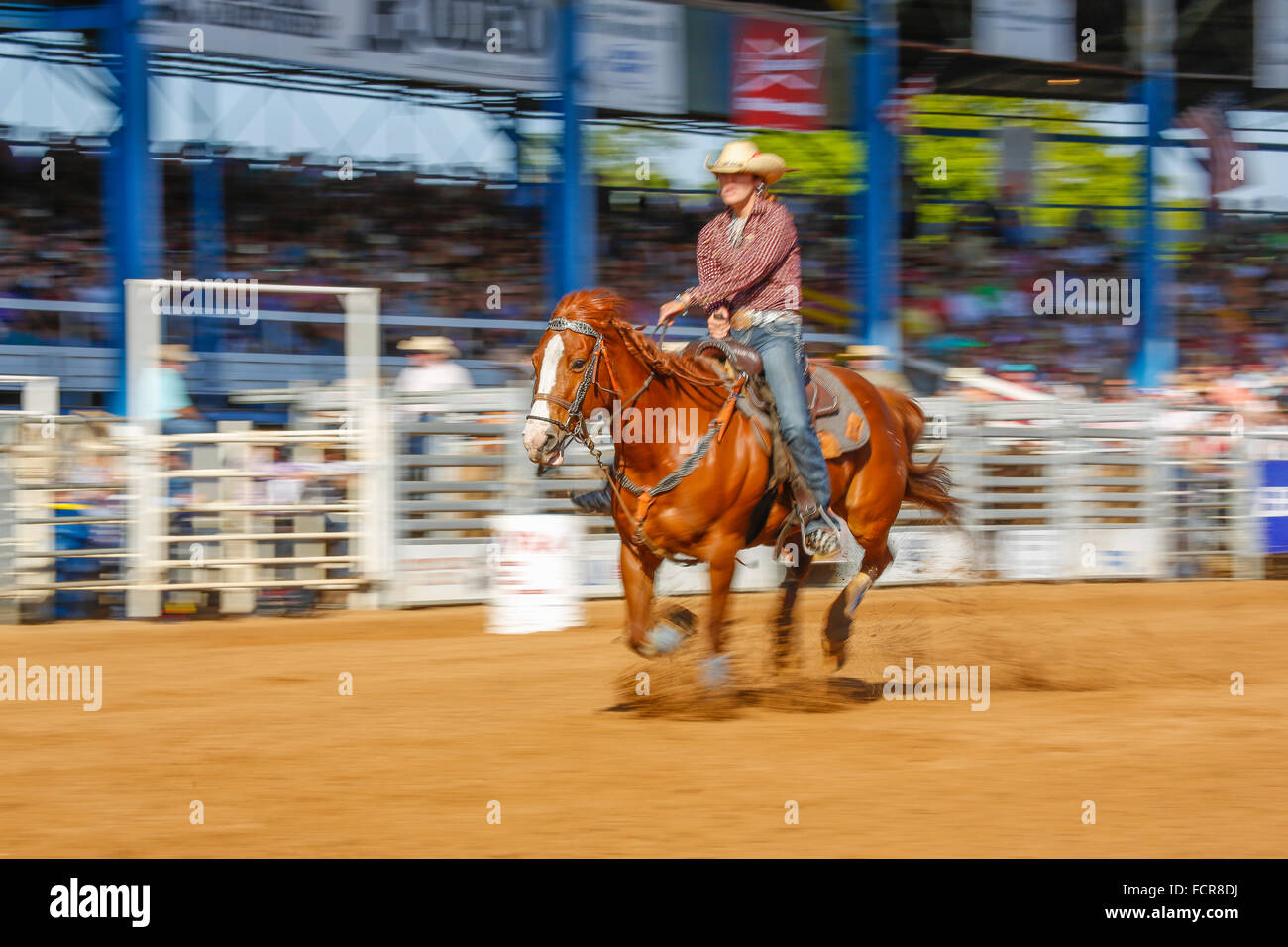 Womans barrel event at Arcadia All-Florida Championship P.R.C.A. Rodeo ...